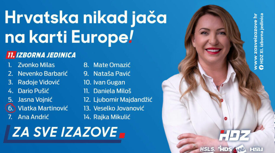 HDZ BiH Čitluk: Podrška listi HDZ-a i prof.dr.sc. Vlatki Martinović | HDZ Brotnjo Čitluk