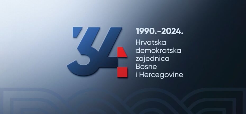 Čestitka predsjednika dr. Dragana Čovića povodom 34. obljetnice osnivanja Hrvatske demokratske ...